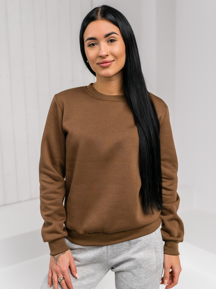 Hanorac ciocolată pentru femei Bolf W01A1 - Bolf.ro