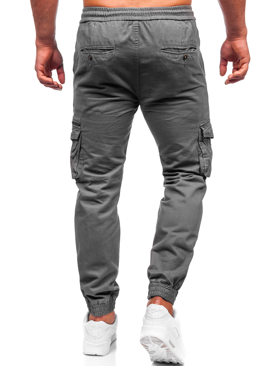 Pantaloni cargo negri Bolf MP0181G - Bolf.ro