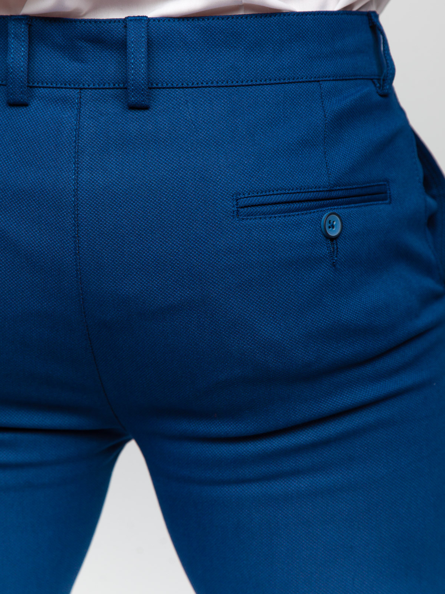Pantaloni chinos indigo Bolf 5000-3 - Bolf.ro