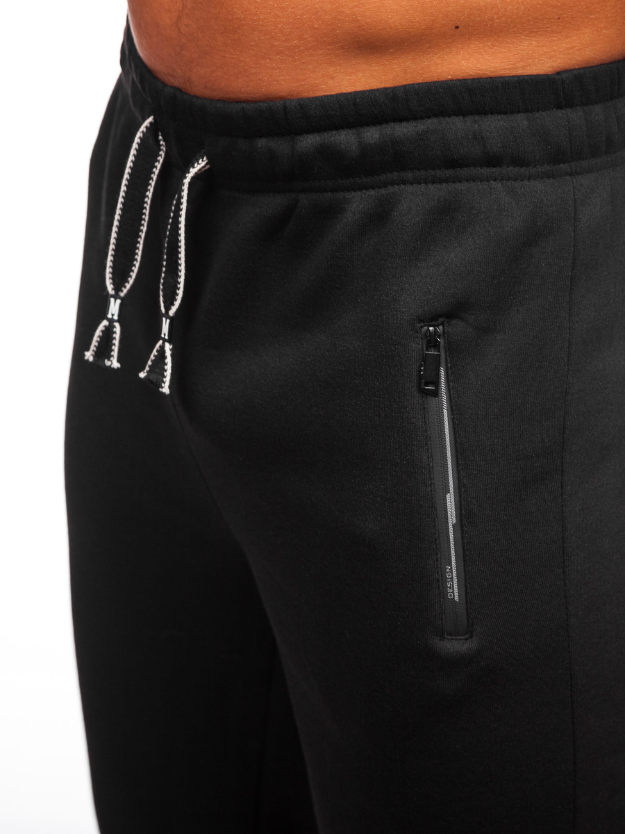 Pantaloni de jogging negri pentru bărbați de la Bolf JX6602 - Bolf.ro